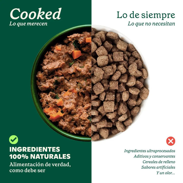 Comida Cocinada de Pato con verduras para perros | Wild Balance
